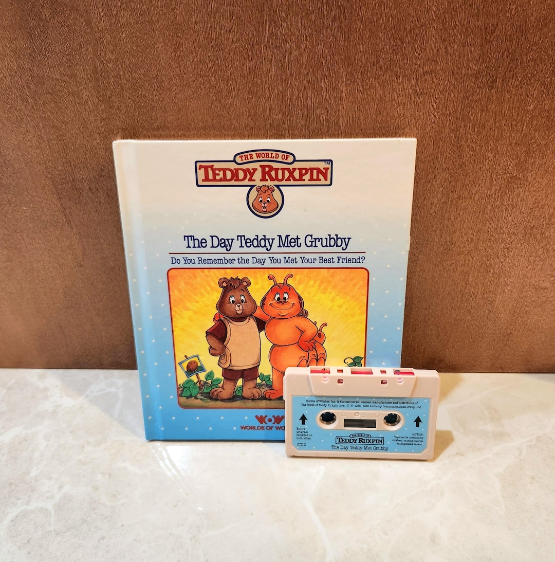 The Day Teddy Met Grubby Book Tape, Teddy Ruxpin Tape, Teddy Ruxpin ...