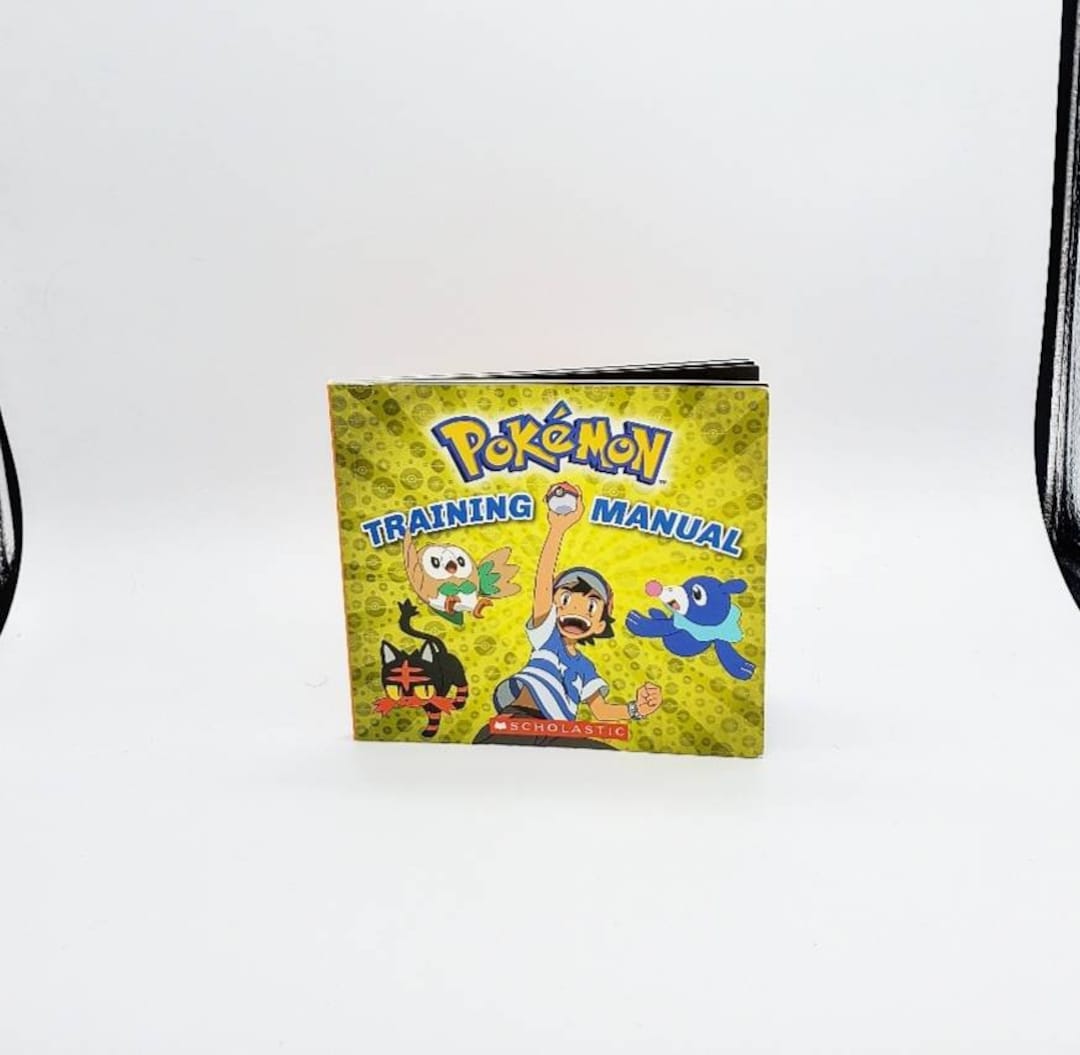 Pokemon Training Manual Pokemon Book Pokemom Traning Manual - Etsy