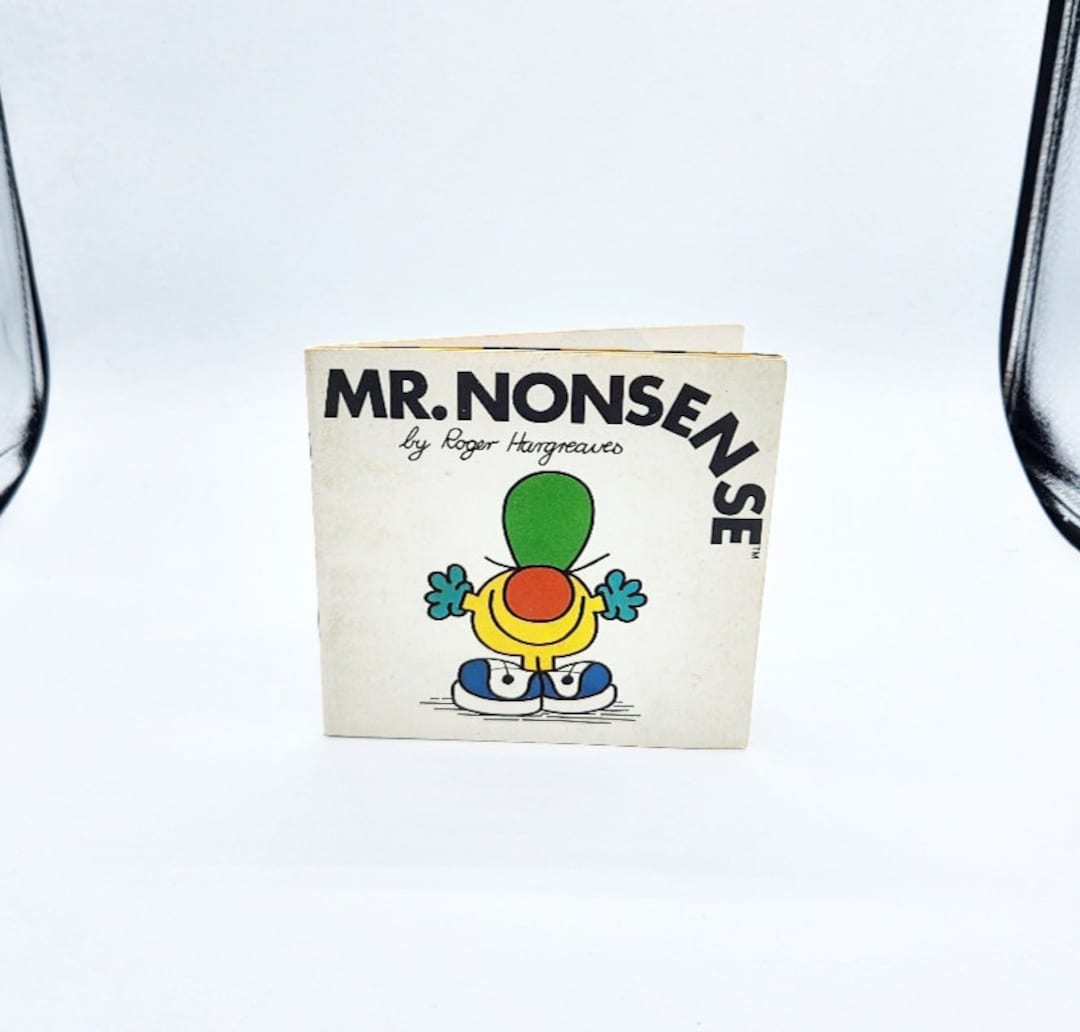 Vintage Mr Nonsense Book, Mr Men Book, Mr Men Books, Little Miss Books ...