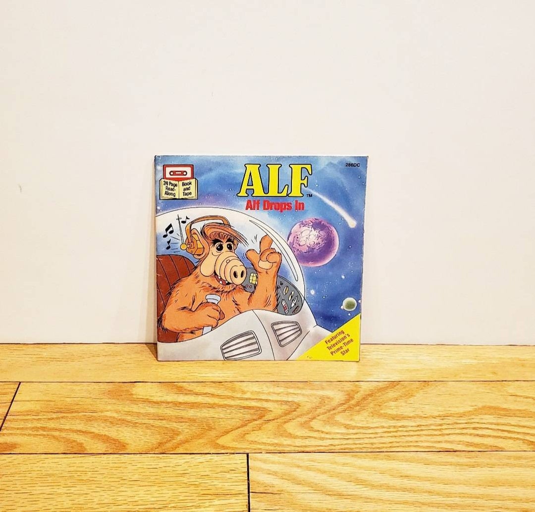 Vintage Alf Book, Alf Drops In, Alf Drops in Book, Alf Books, Vintage ...