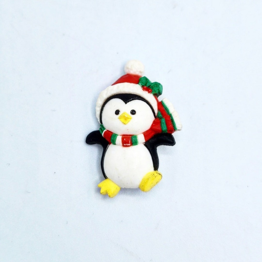 Christmas Penguin Pin Christmas Penguin Penguin Pin Penguin - Etsy