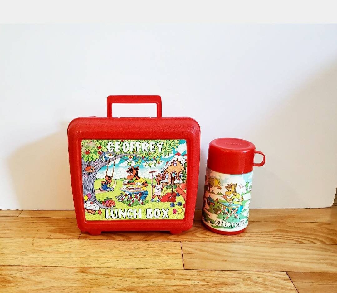 Geoffrey Lunch Box and Thermos Geoffrey Lunch Box Toys R Us - Etsy