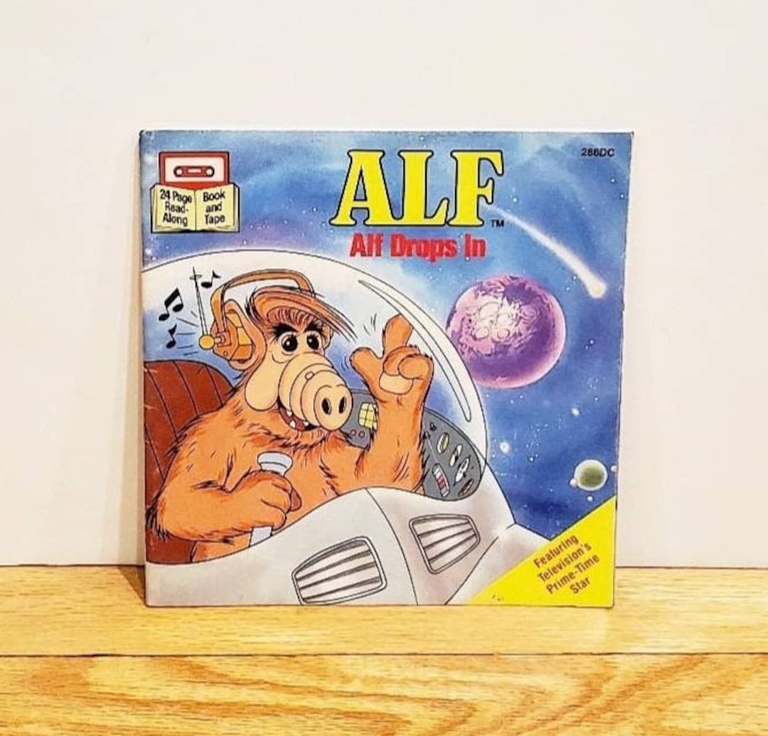 Vintage Alf Book, Alf Drops In, Alf Drops in Book, Alf Books, Vintage ...