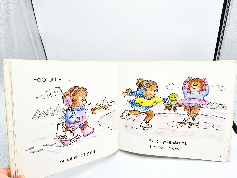 Months of the Year Children's Book Learn the Months Book - Etsy