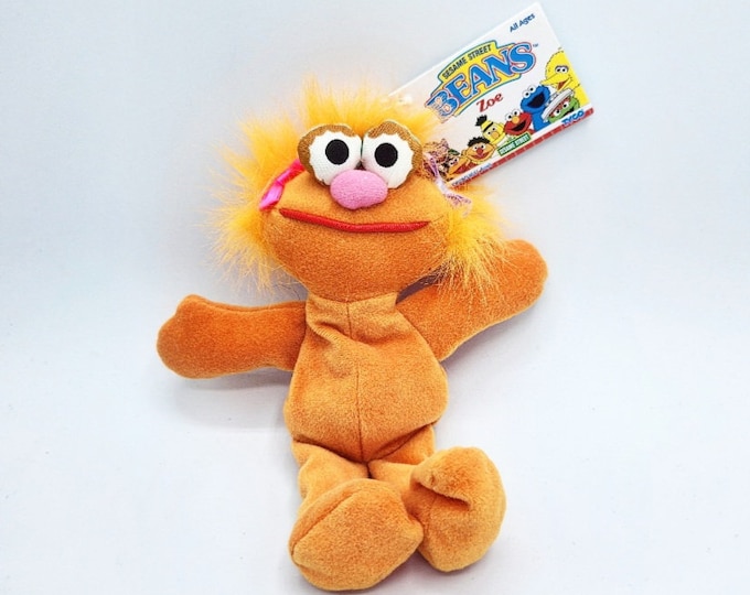 Sesame Street Zoe, Sesame Street Zoe Bean Bag, Sesame Street Zoe Plush ...