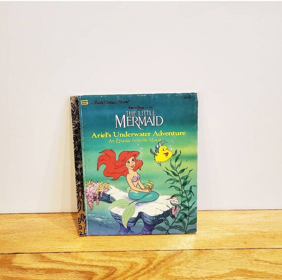 Ariel's Underwater Adventure Book Vintage Little Mermaid - Etsy España