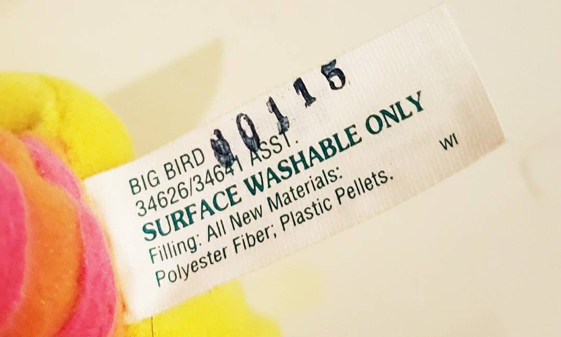 Sesame Street Big Bird Sesame Street Big Bird Bean Bag - Etsy