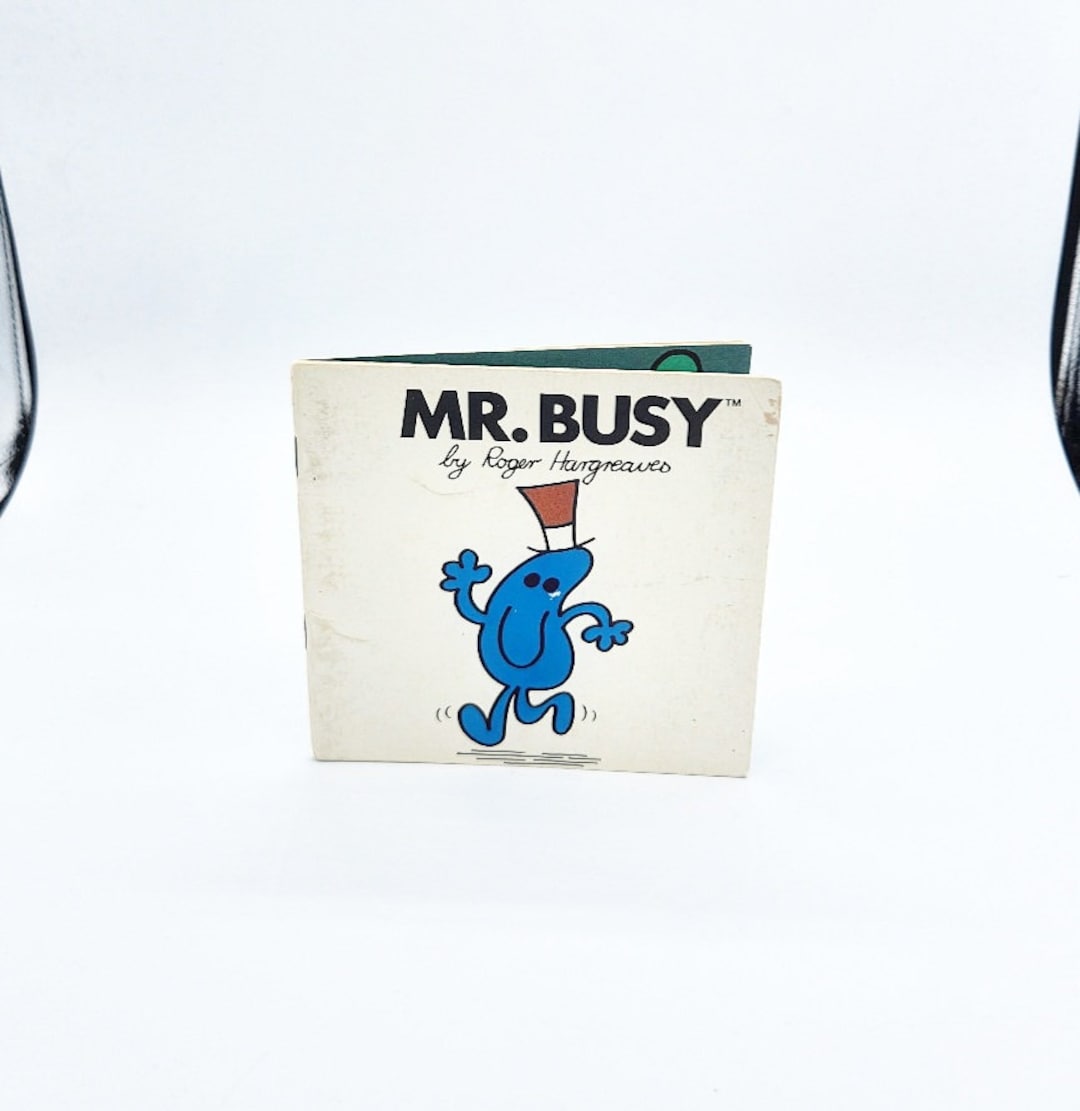 Vintage Mr Busy Book, Mr Men Book, Mr Men Books, Little Miss Books ...