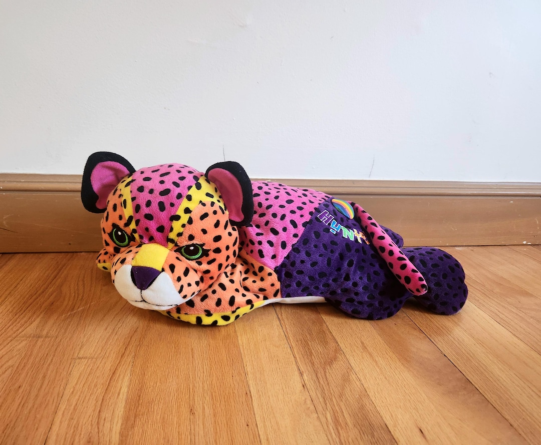 Vintage Lisa Frank Plush, Lisa Frank Hunter, Large Lisa Frank Plush Toy ...