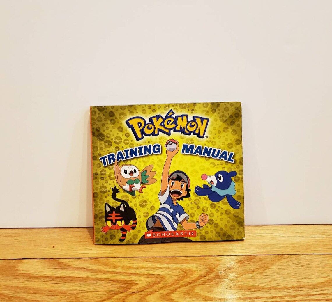 Pokemon Training Manual Pokemon Book Pokemom Traning Manual | Etsy