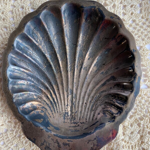 Silver Seashell Ring - Etsy