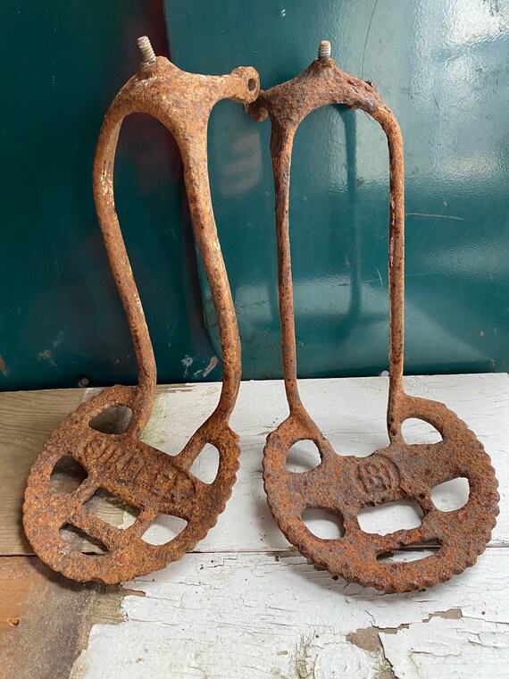 Pair of Cast Iron Barn Waterer Levers Industrial Steampunk - Etsy