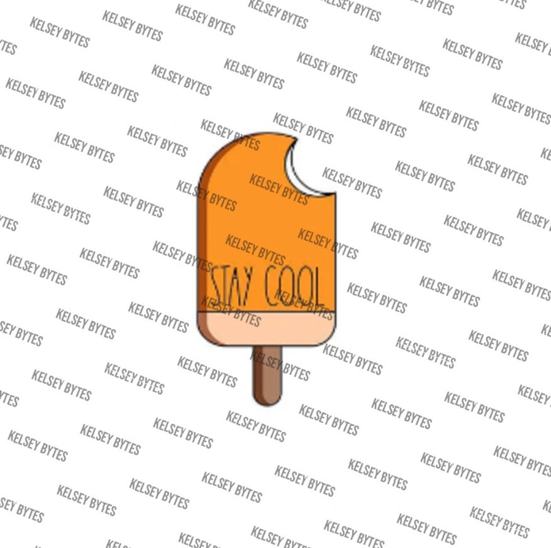 Stay Cool Popsicle Digital File Ai Svg Download - Etsy