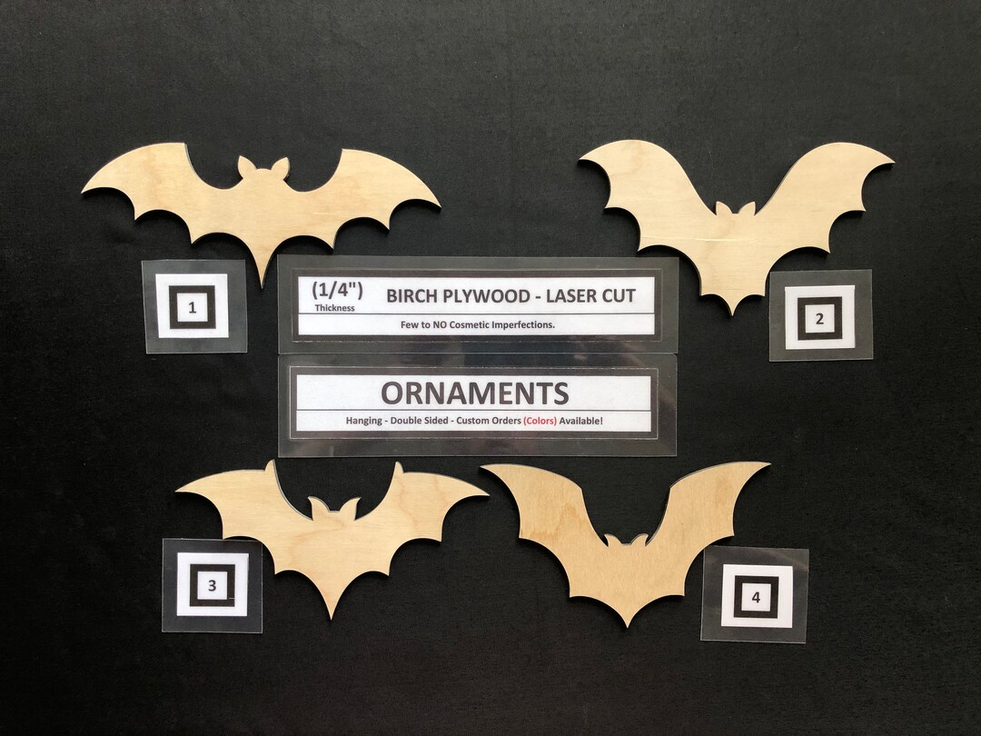 Halloween Bats, Laser Cut Outs, (DIY), Hangable - Etsy