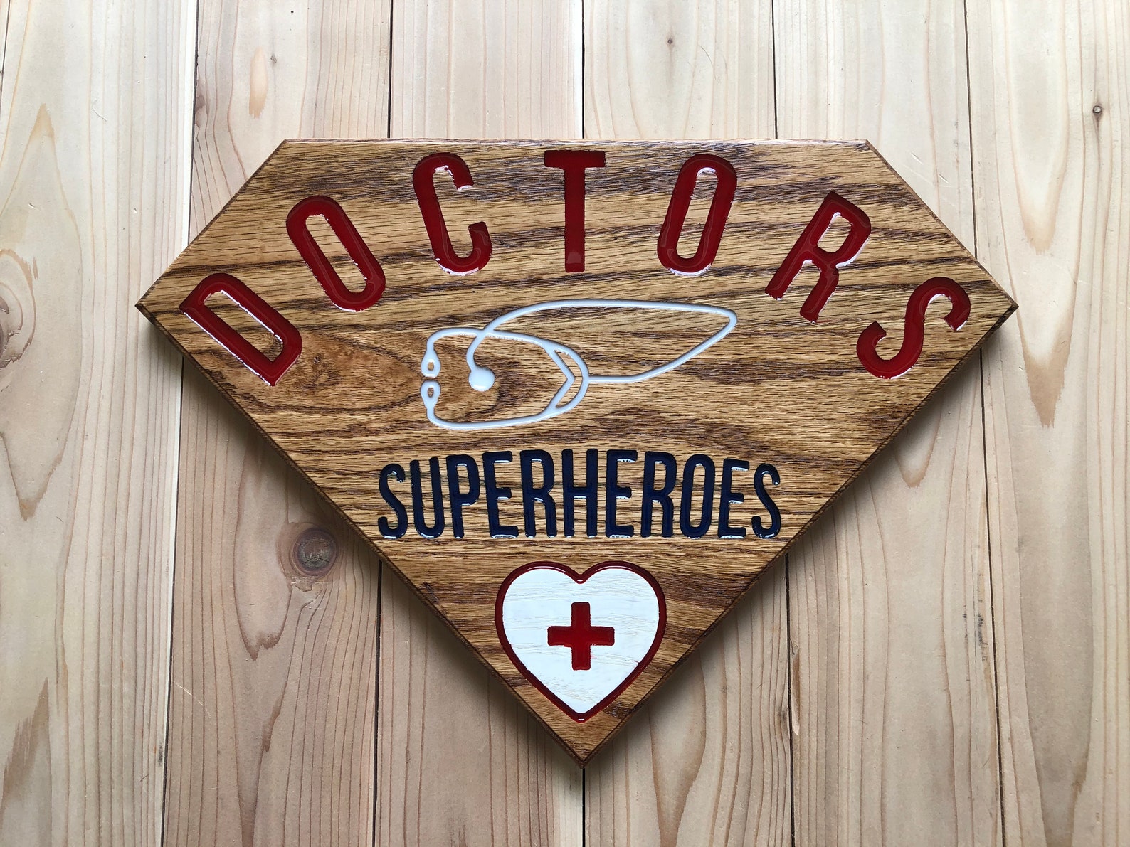 Superhero Doctor Plaque Doctors are Superheroes Personalized | Etsy