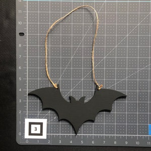 Halloween Hanging Wooden Black Bats, Laser Cut - Etsy