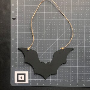 Halloween Hanging Wooden Black Bats, Laser Cut - Etsy
