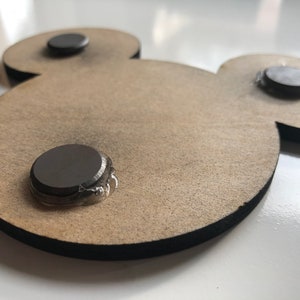 Mickey Mouse Head Magnets, Minnie, Wooden, Laser Cut, Cutouts, Custom ...