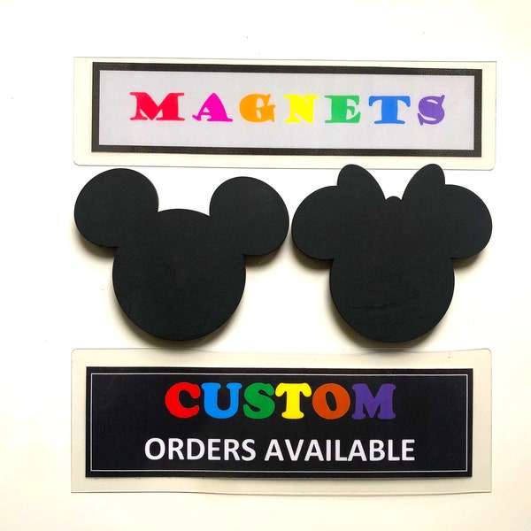 Christmas Mickey Head Magnets - Etsy
