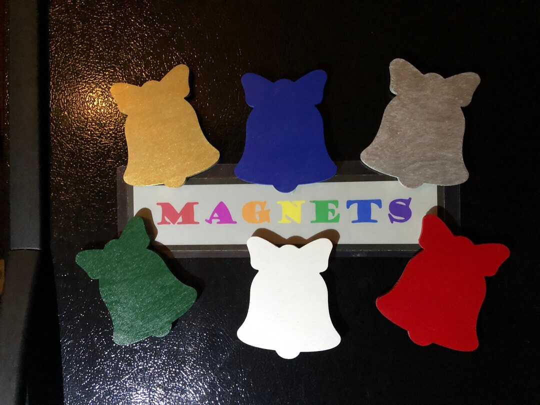 Wooden Christmas Bell Magnets (set of 6) - Etsy