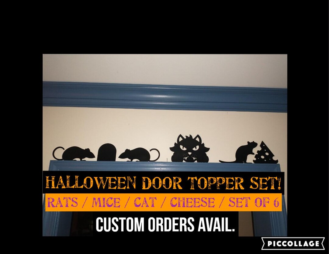 Rats and Mice Halloween Door Topper (set of 6) - Etsy