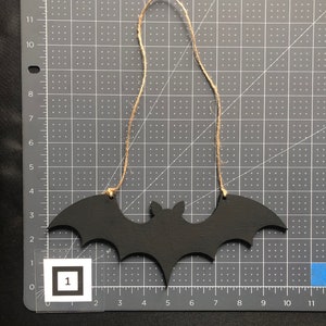 Halloween Hanging Wooden Black Bats, Laser Cut - Etsy