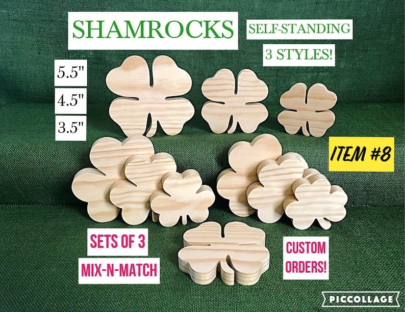 St. Patrick's Day Decor, Shamrocks, 4-leaf Clovers - Etsy