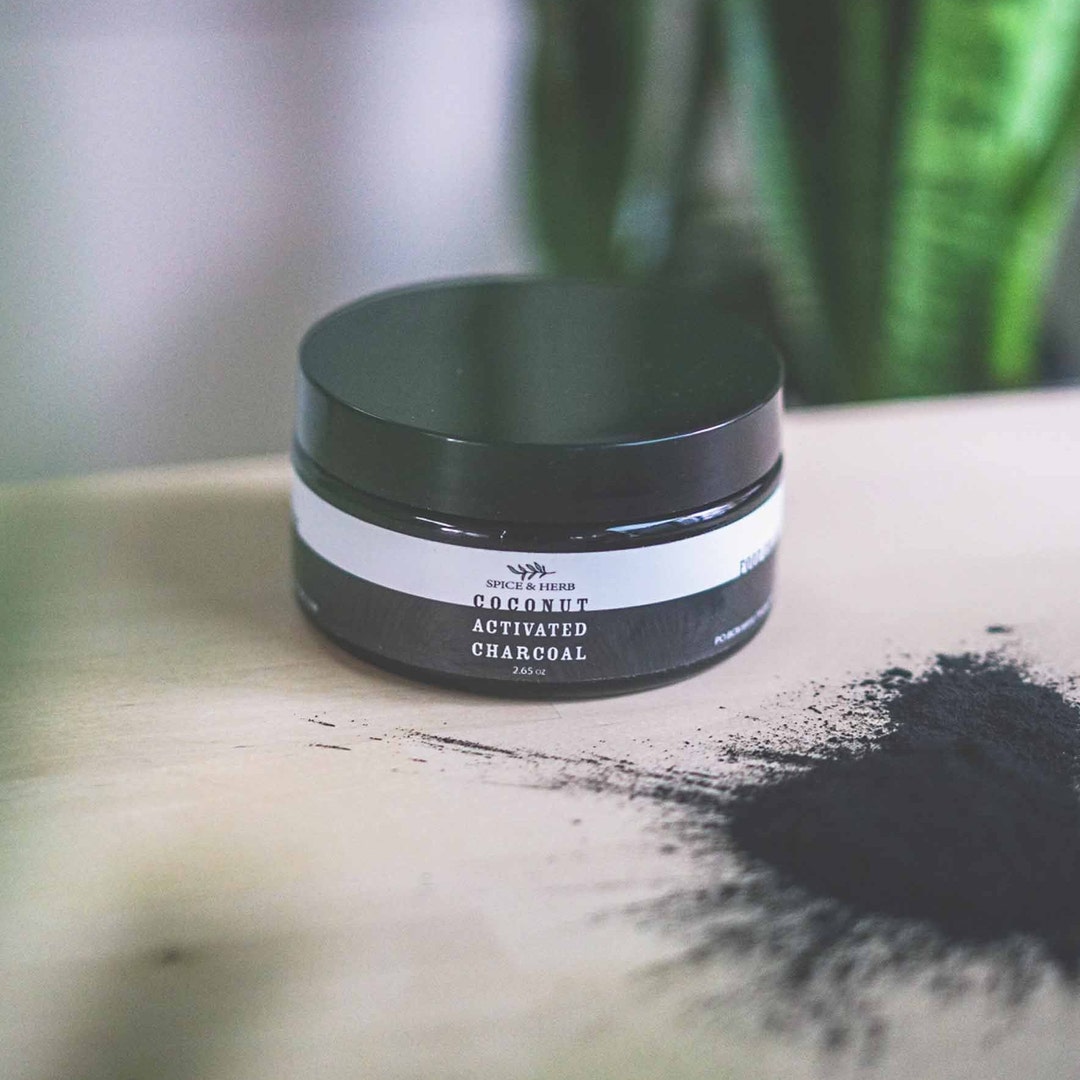 Activated Charcoal Powder - Coconut Base - Etsy