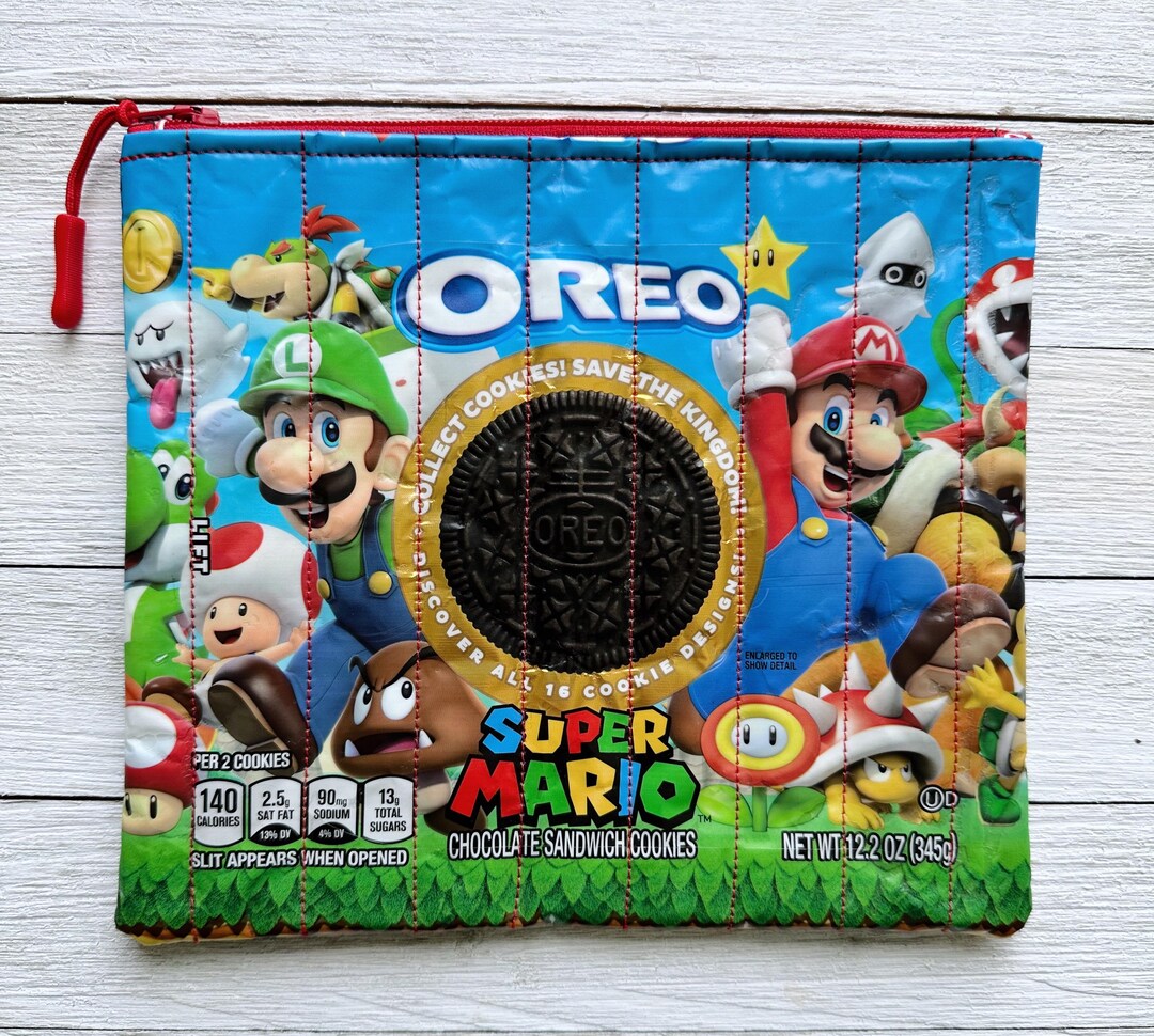Oreo Zipper Pouch, Upcycled Candy Wrapper Pouch - Etsy