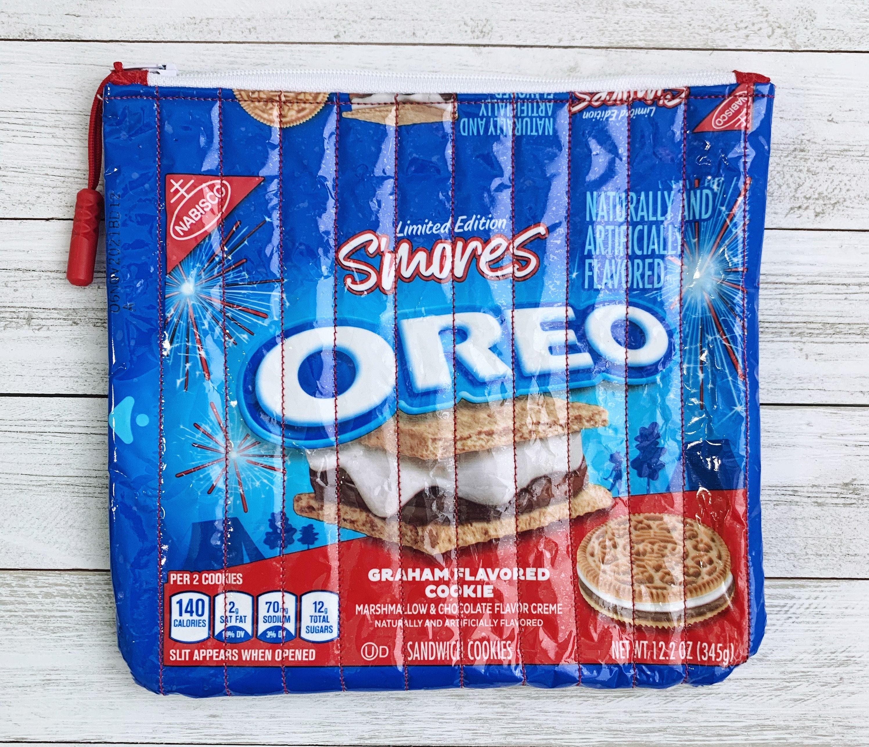 Oreo Zipper Pouch Upcycled Candy Wrapper Pouch | Etsy