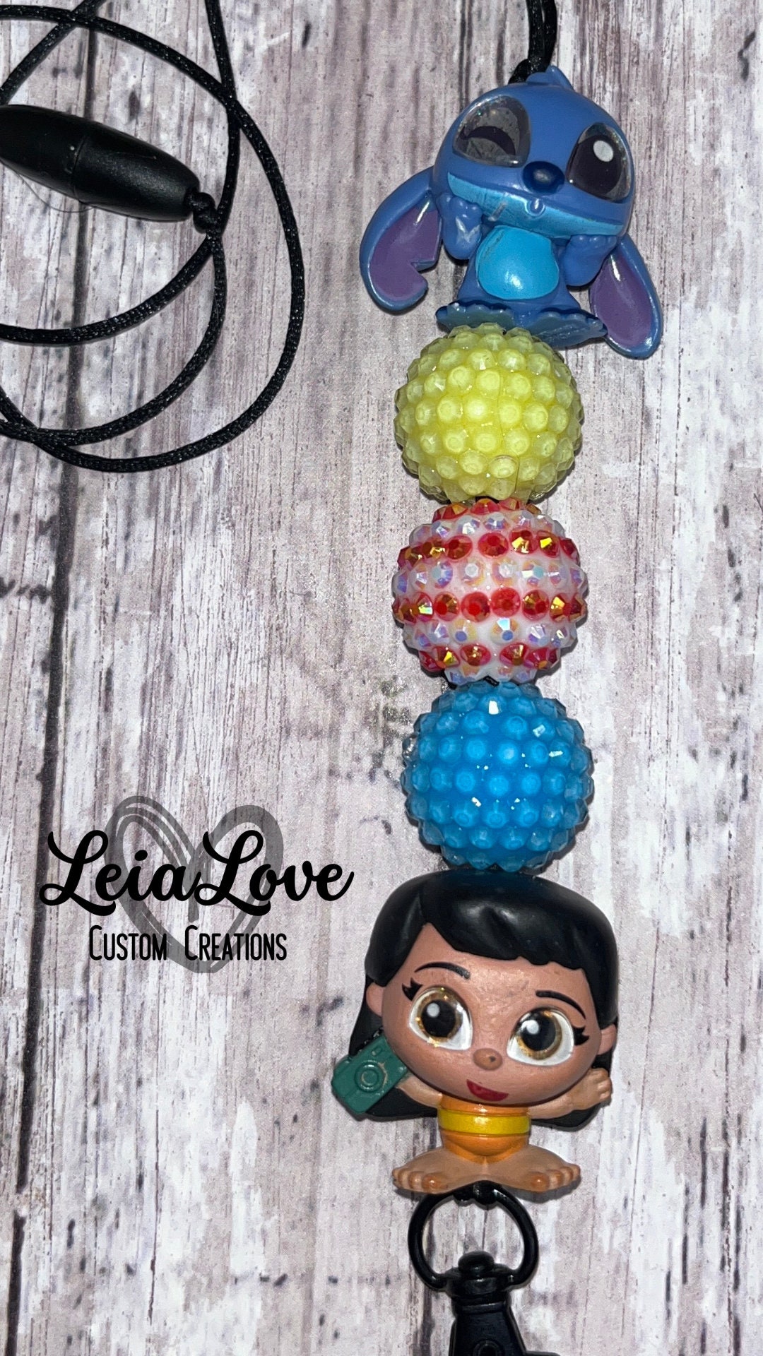 Doorables Lilo and Stitch Character Beaded One of a Kind Rhinestone ...