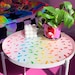 Rainbow Gummy Bear Table - Gummy Bear Resin Art - Funky Furniture ...