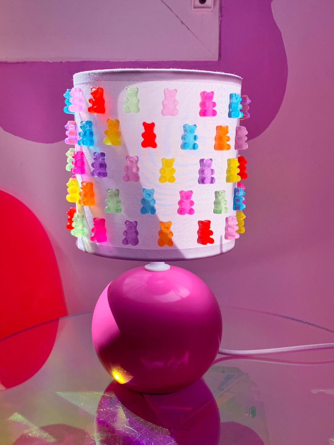 Gummy Bear Lamp, Fake Food Night Lamp, Maximalist Decor, Funky Lamp ...