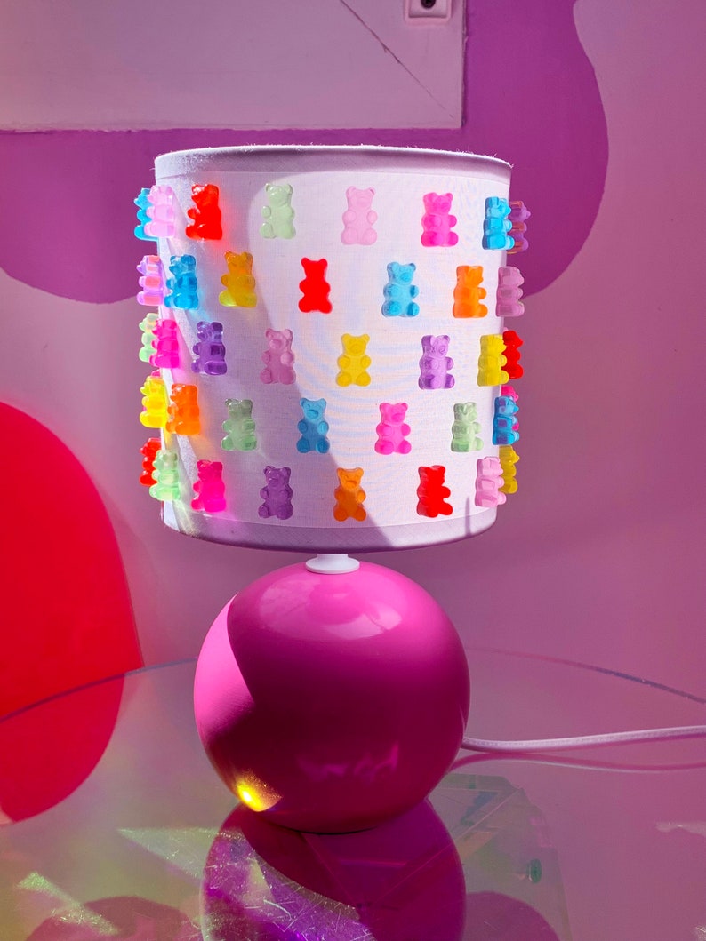 Gummy Bear Lamp, Fake Food Night Lamp, Maximalist Decor, Funky Lamp ...