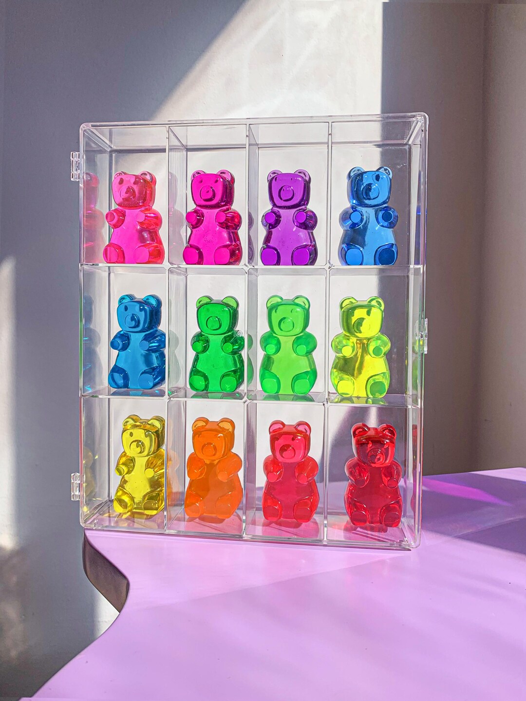 Gummy Bear Art, Acrylic Wall Decor, Candy Resin Art, Fake Food Decor ...