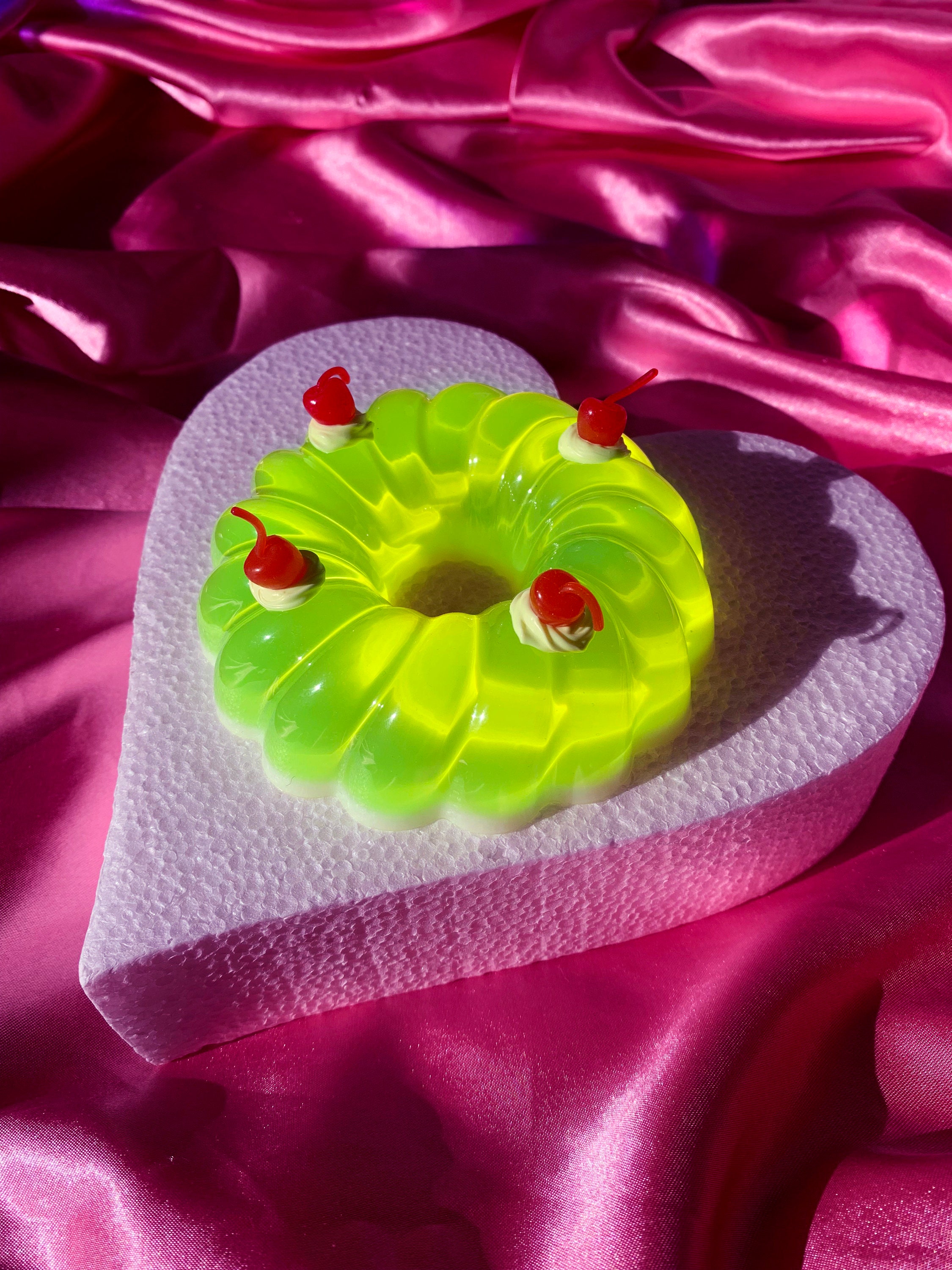 Pretty Jelly Faux Cake Decor - Pop Art Candy Sculpture - Lemon Pie ...