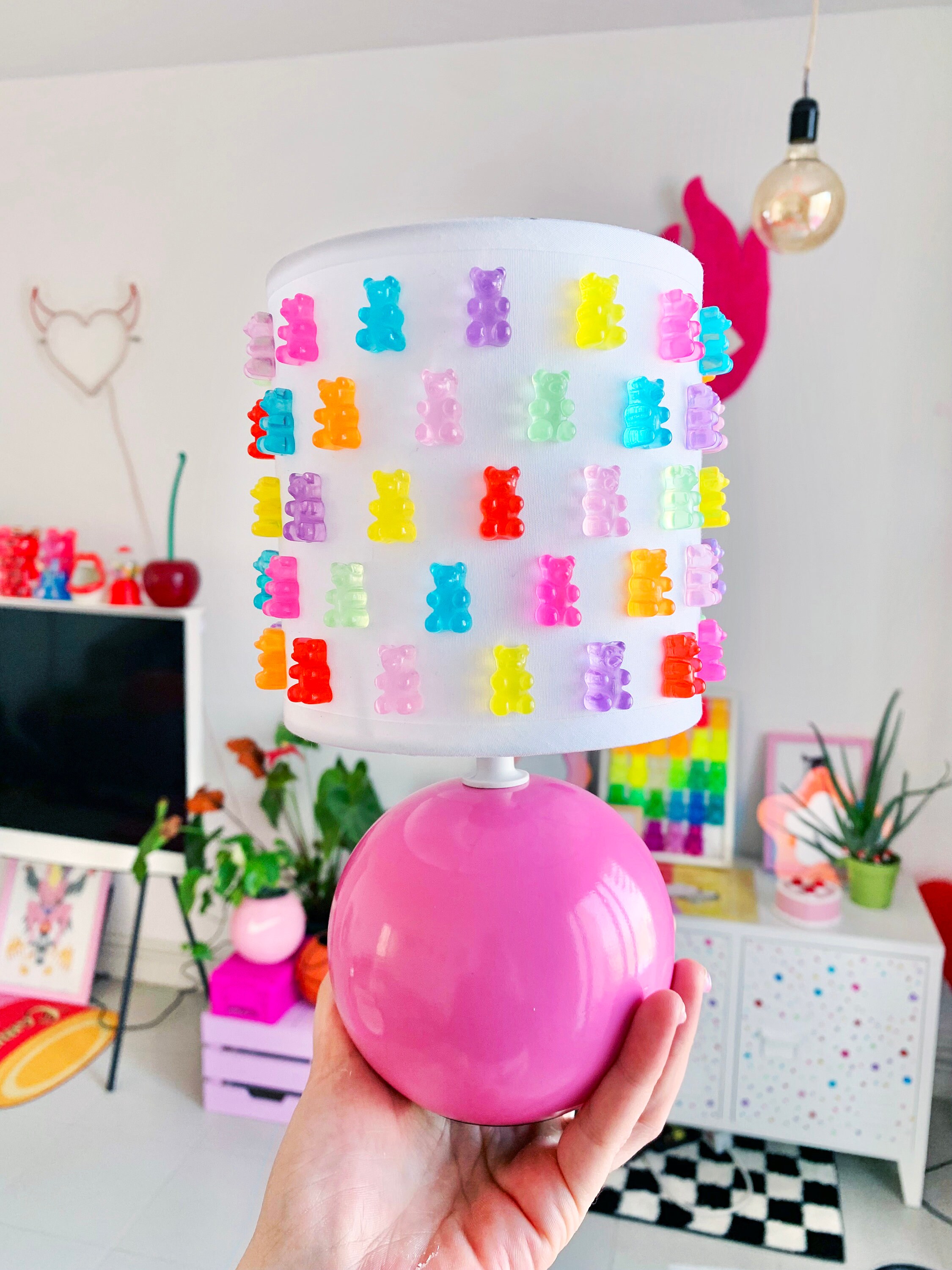 Gummy Bear Lamp, Fake Food Night Lamp, Maximalist Decor, Funky Lamp ...