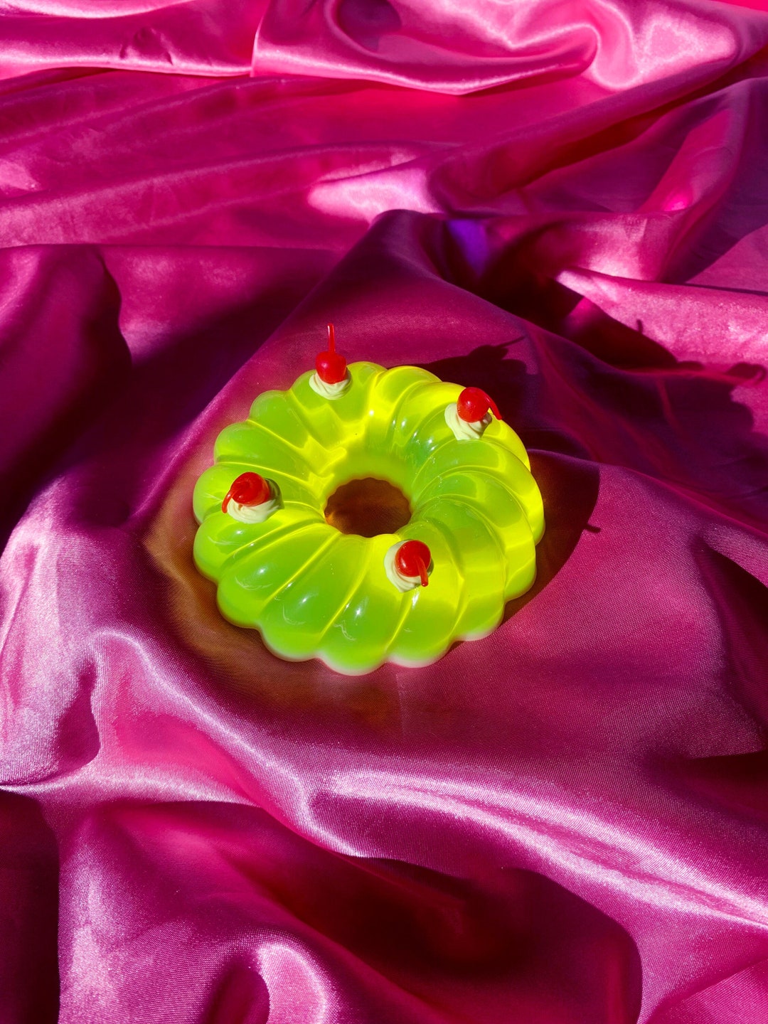 Pretty Jelly Faux Cake Decor - Pop Art Candy Sculpture - Lemon Pie ...