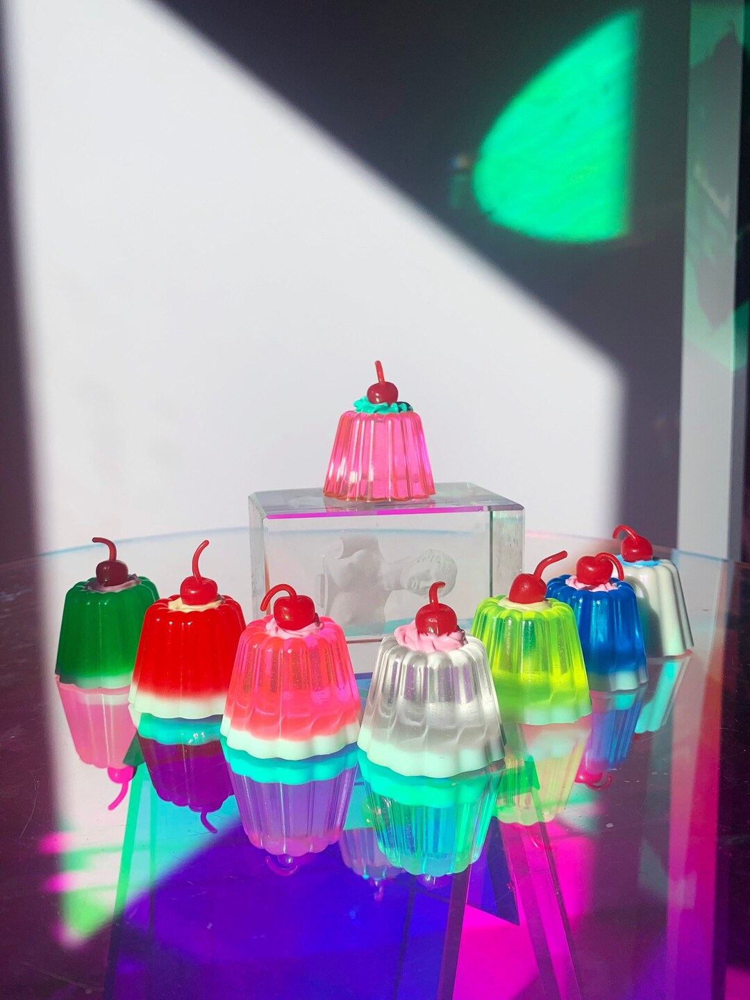 Fake Cake Magnet, Cute Fridge Magnet, Dopamine Decor, Jelly Cake, Fake ...