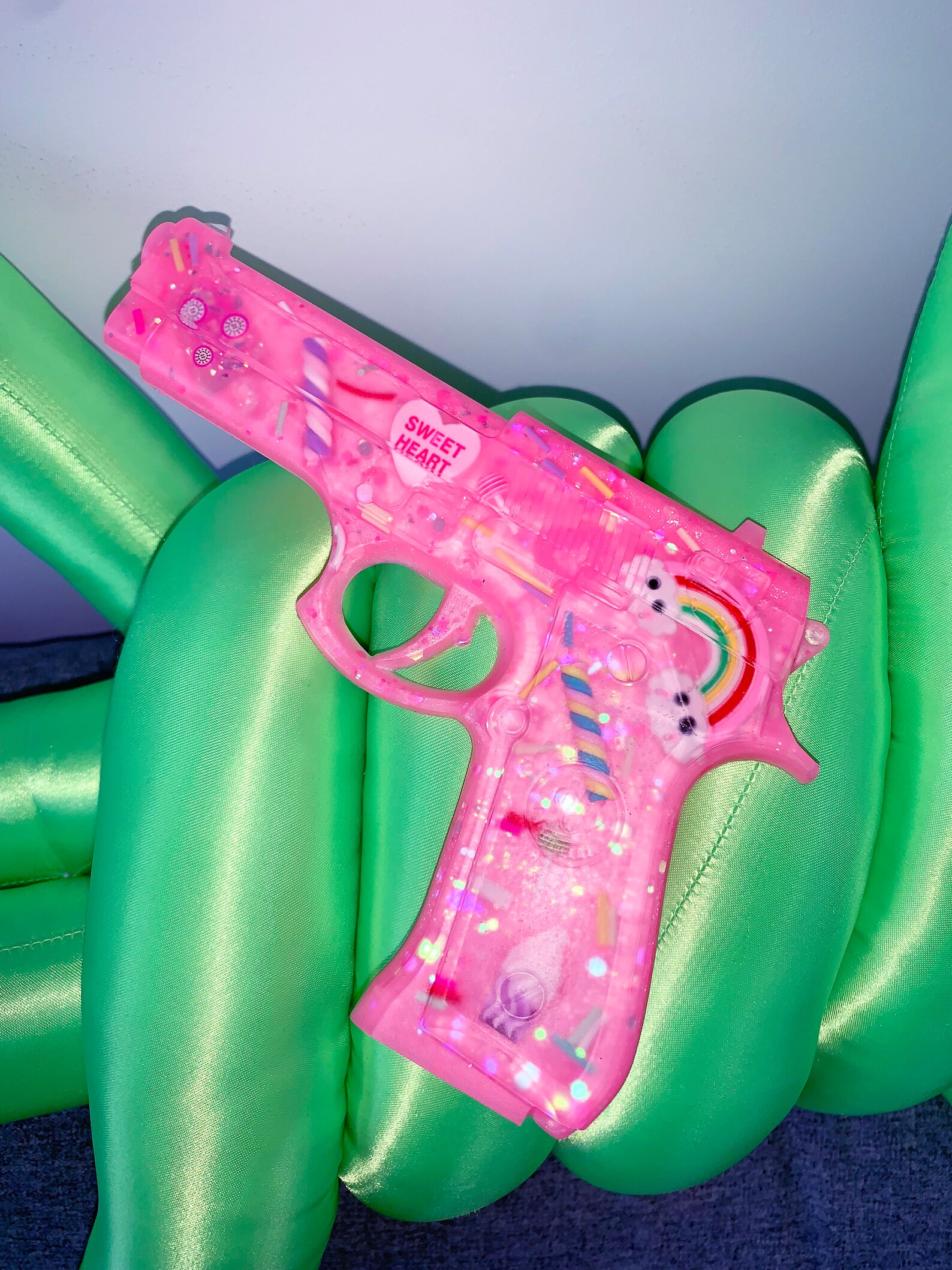 Real Size Resin Gun With Candies Y2K Pink Aesthetic Gun - Etsy