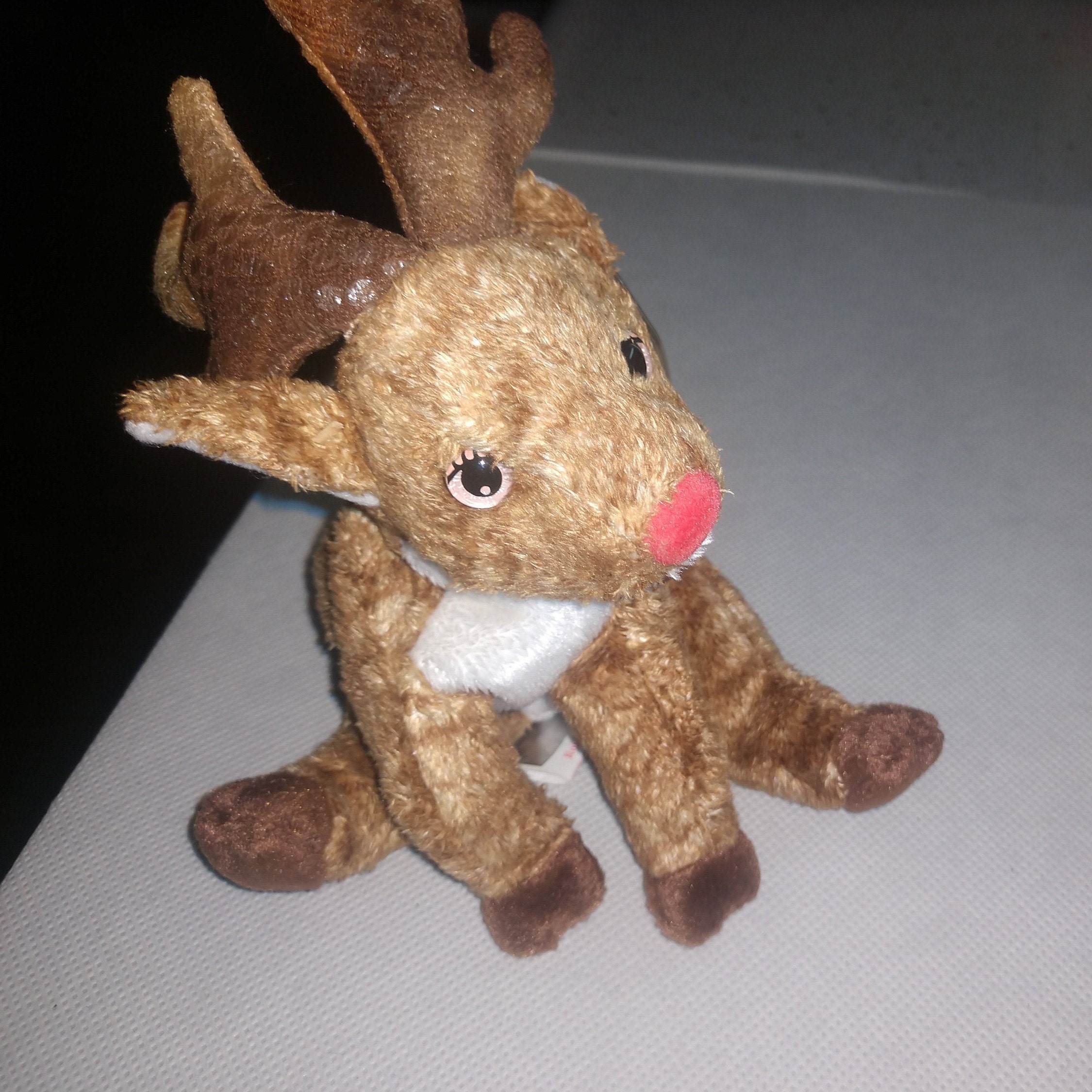Roxie the Red Nose Reindeer 2000 Ty Beanie Baby Brand New - Etsy