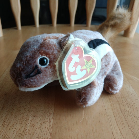 Chipper the Chipmunk 1999 Ty Beanie Baby Brand New W/ | Etsy