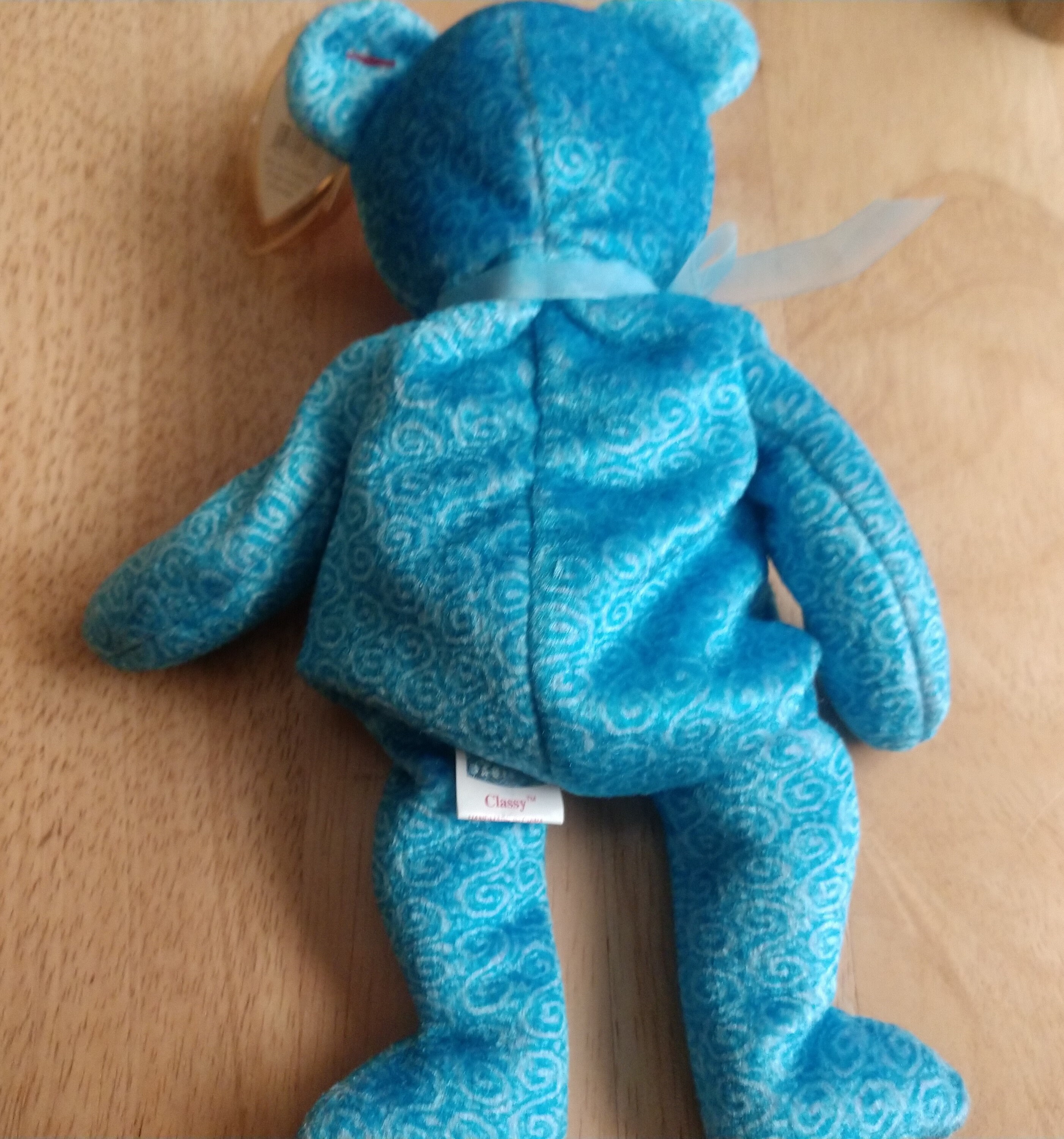 2001 Classy Bear Ty Beanie Baby Brand New W/ Heart - Etsy