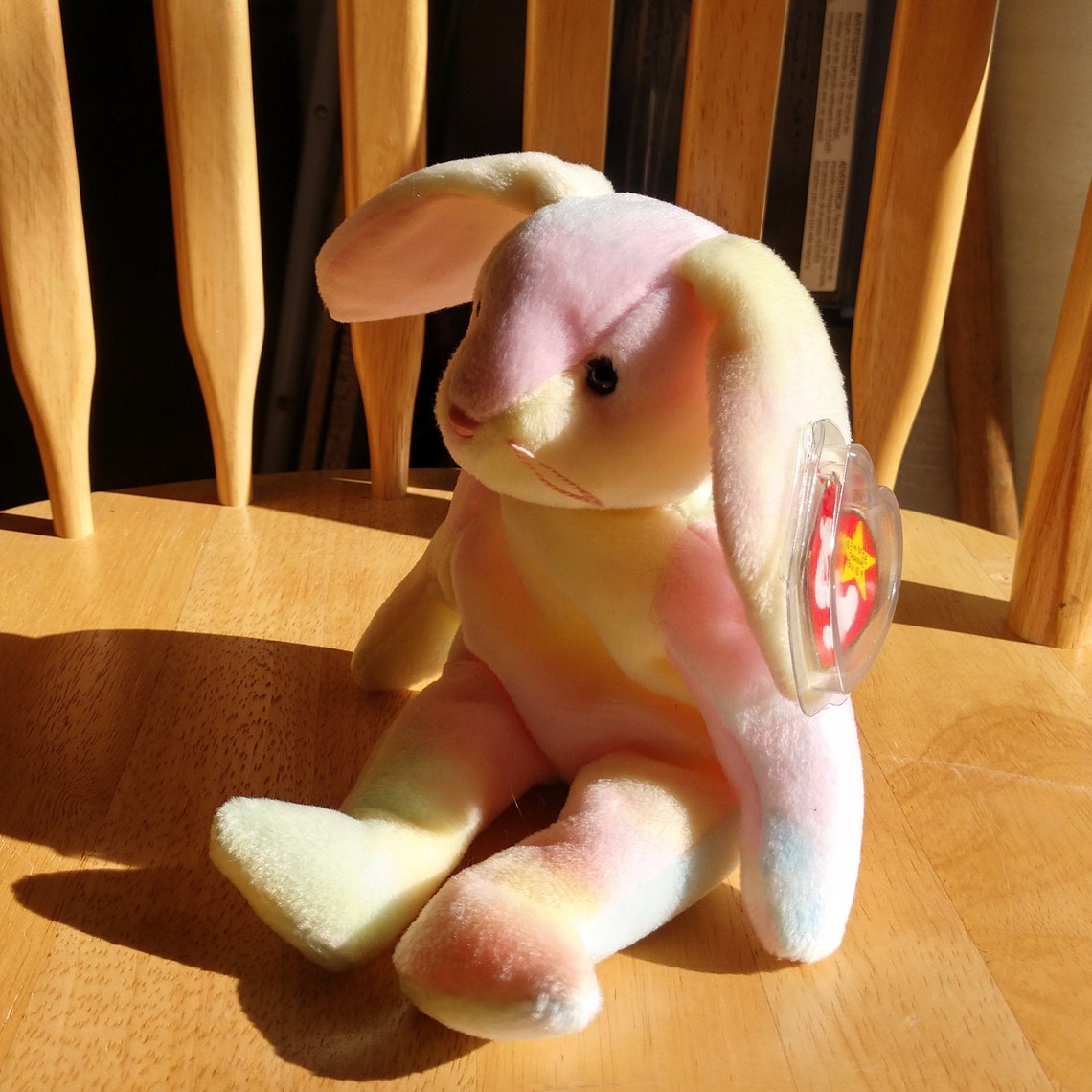Hippie the Ty-Dye Bunny 1999 Ty Beanie Baby Brand New w/ | Etsy
