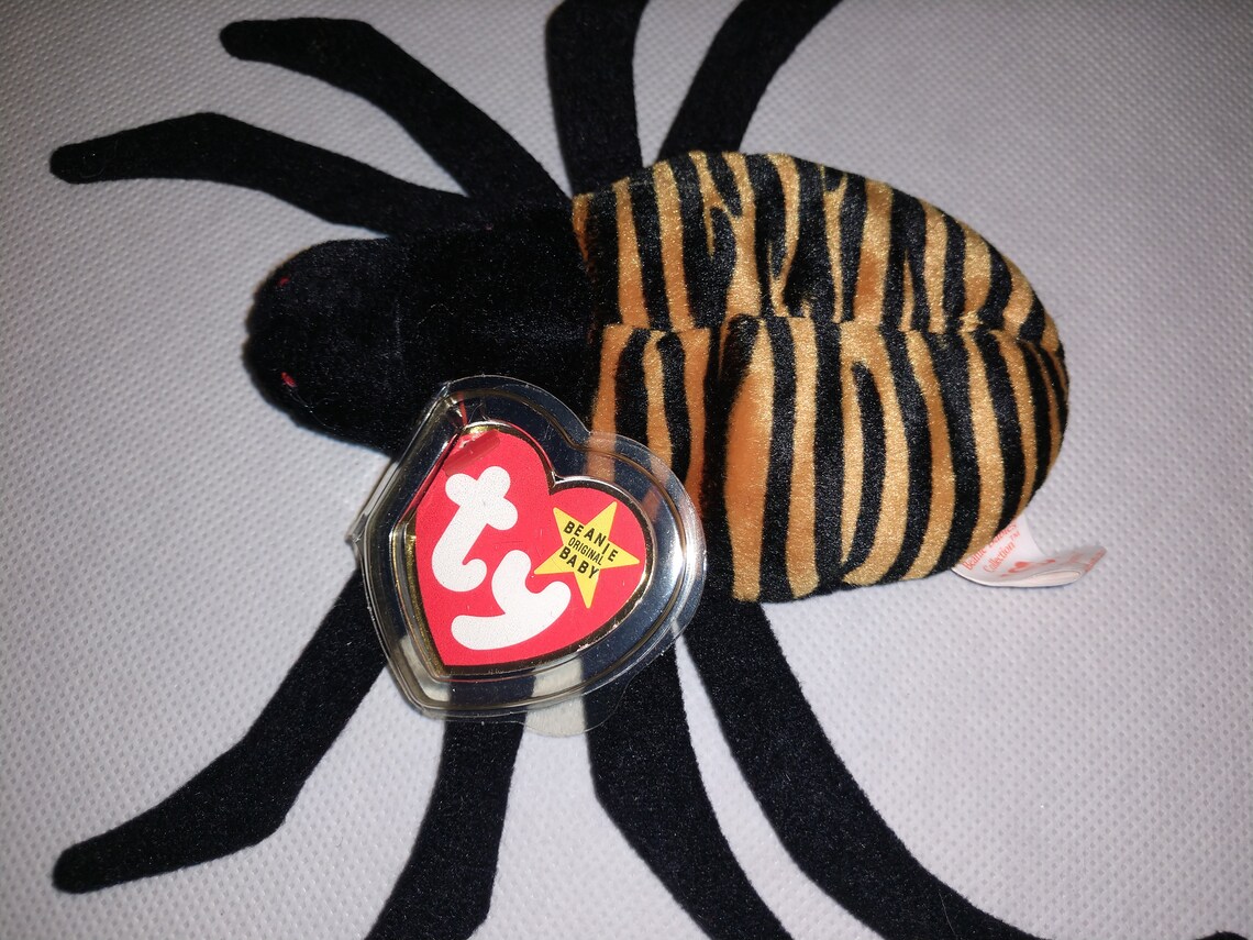 Spinner the Spider 1996 Ty Beanie Baby Brand New w/ Heart | Etsy