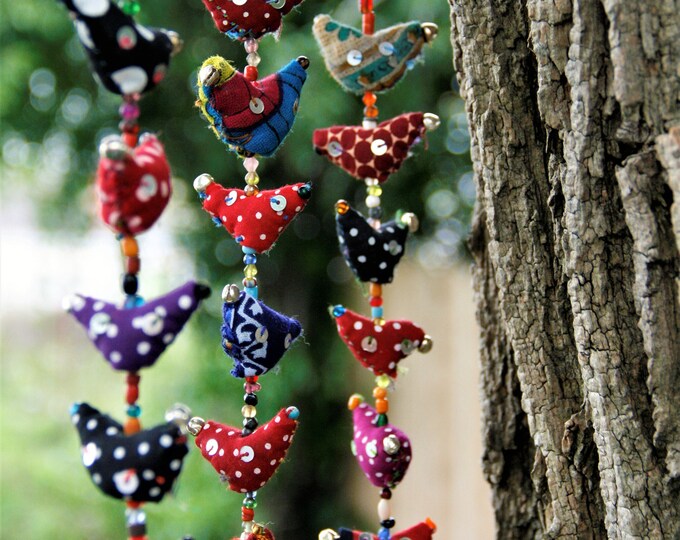 Indian Prosperity Hens Hand-made Hanging Strand of Chickens - Etsy UK