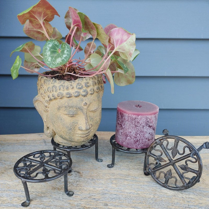Mini Round Plant Stand - Etsy