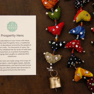 Indian Prosperity Hens – Handcrafted Hanging Talisman of Abundance ...