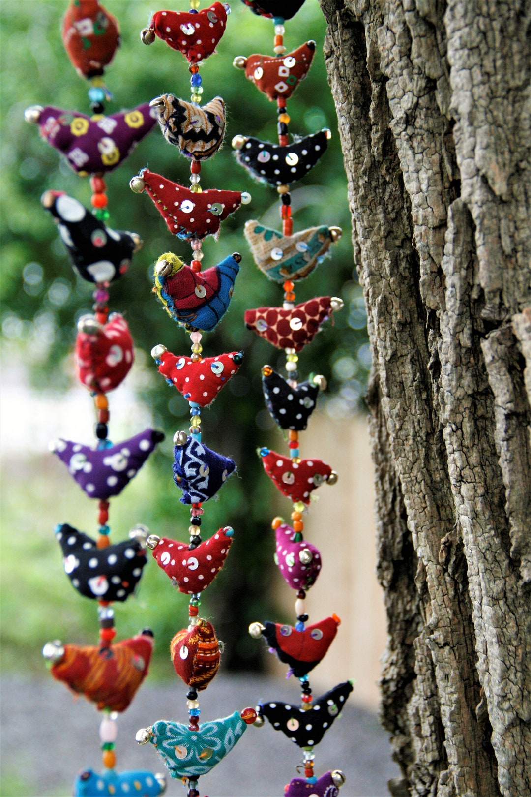 Indian Prosperity Hens – Handcrafted Hanging Talisman of Abundance ...