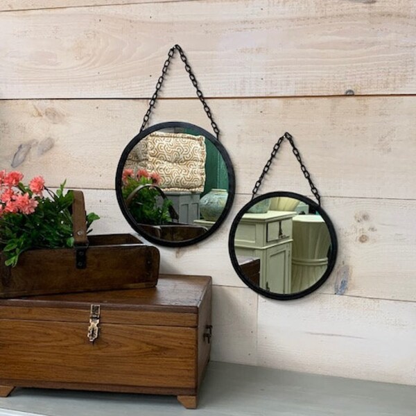 Wall Hanging Mirror - Etsy